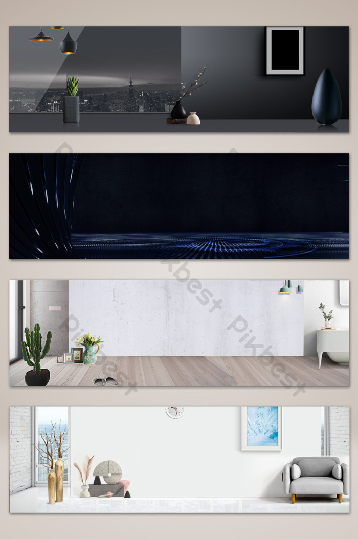 Simple And Fashionable Modern Electrical Appliance Banner Poster ...