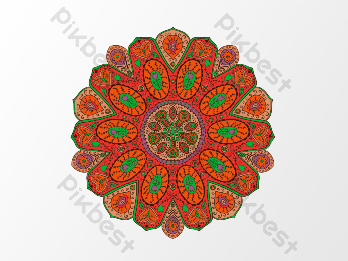 Chinese Style Pattern Texture Ethnic Element PNG Images | AI Free ...