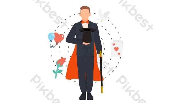 Easy-to-use Cartoon Mg Animation Combination Professional Magician ...